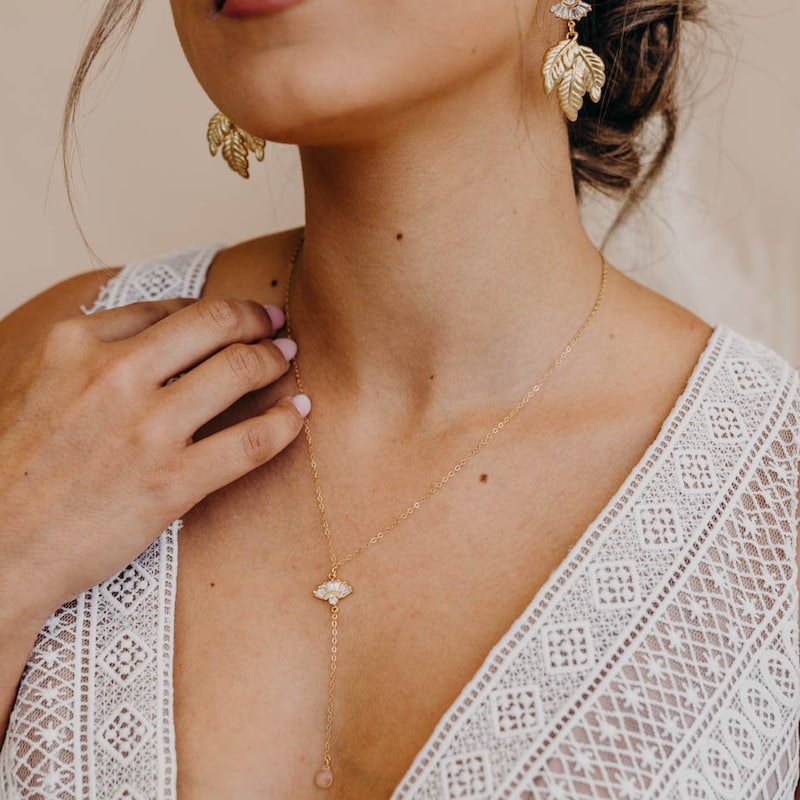 Drop Necklace - Etsy