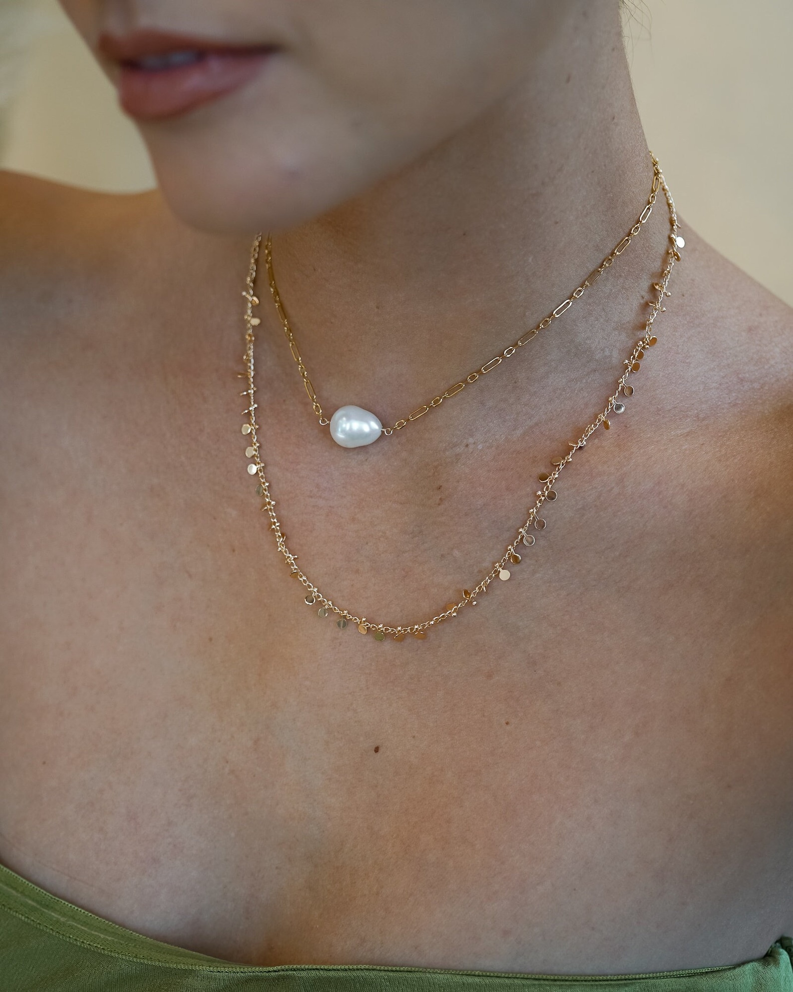 Zoey Pearl Choker, Single Pearl Necklace, Dainty Pearl Necklace ...