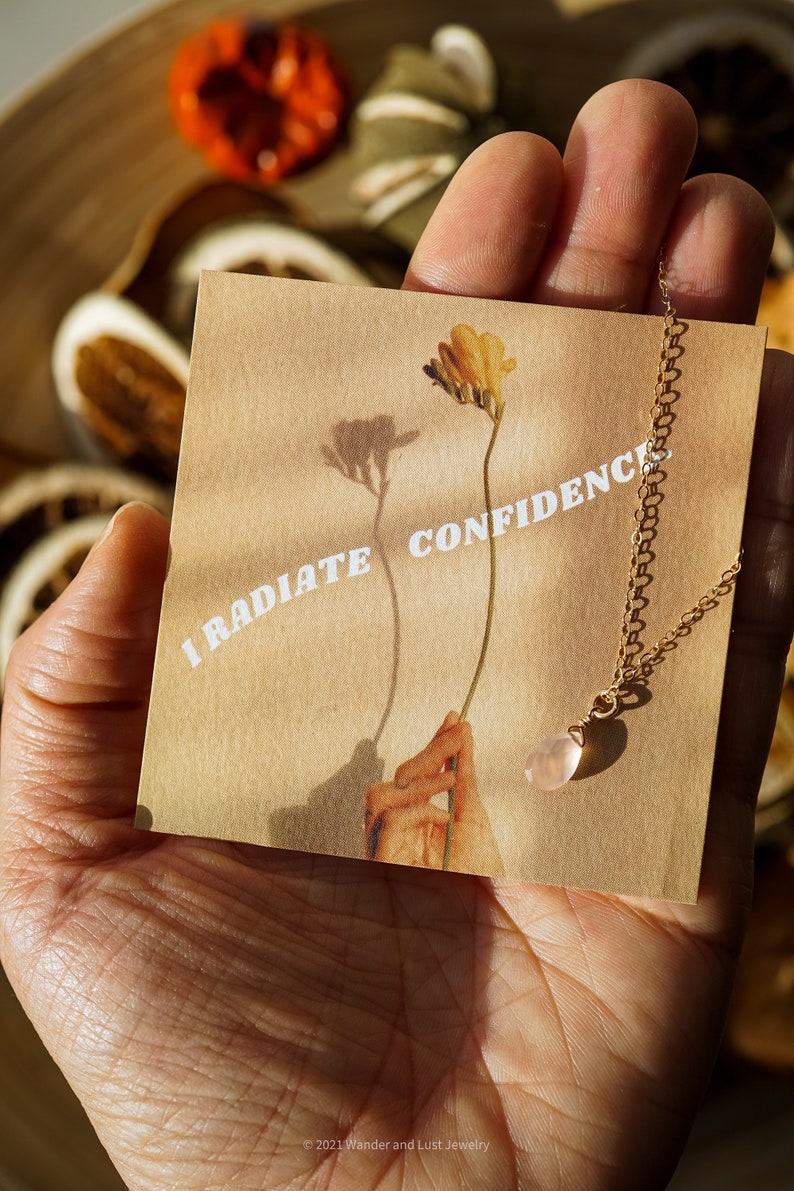 Confidence Necklace Gift for Her Christmas Gift Love - Etsy