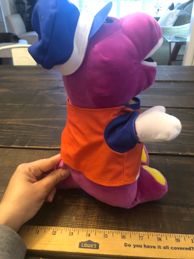 Barney Dinosaur Pink Police Officer Barney Plush Stuffed - Etsy