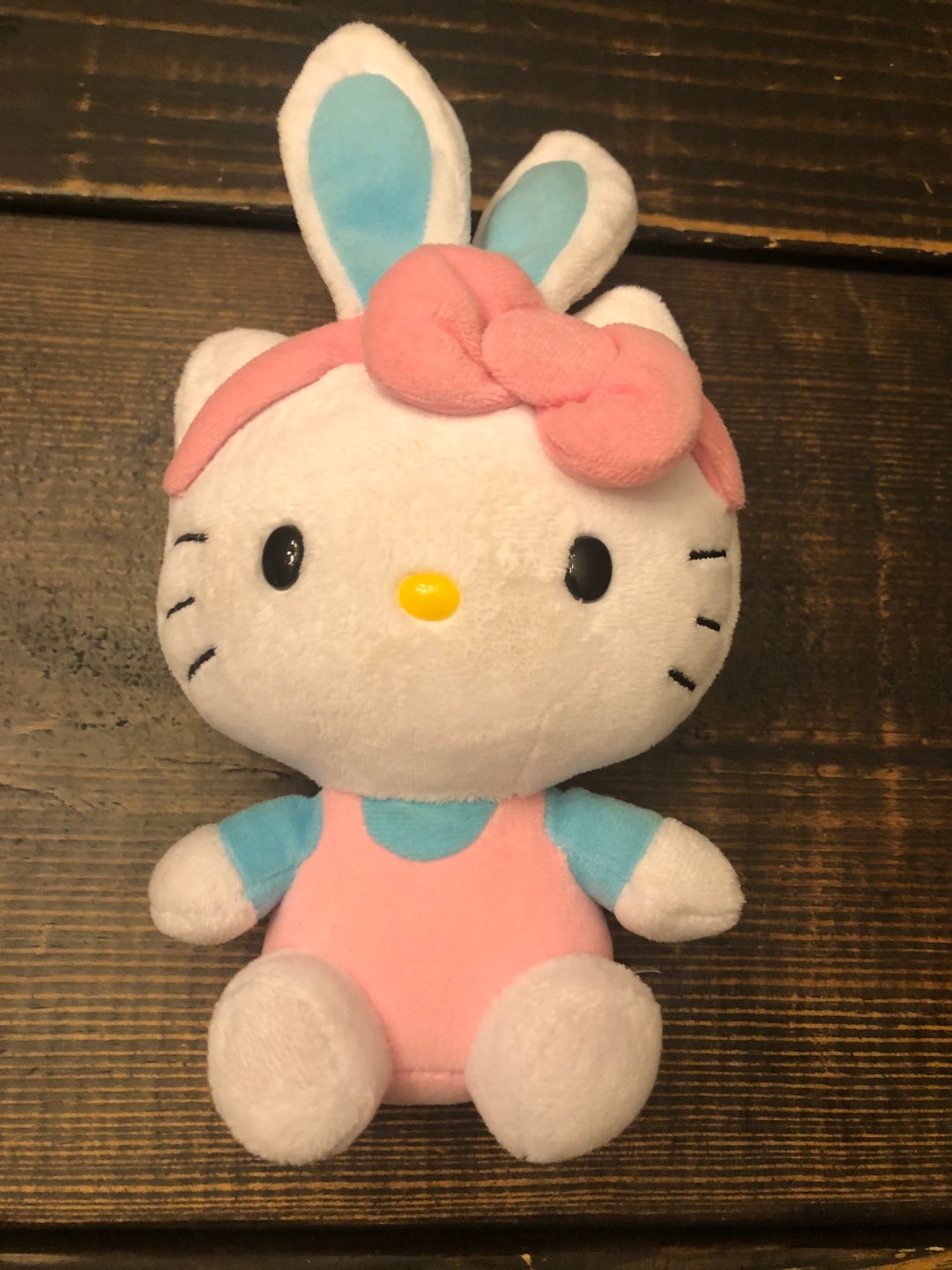 TY Hello Kitty Bunny Rabbit Sanrio Plush Stuffed Animal - Etsy