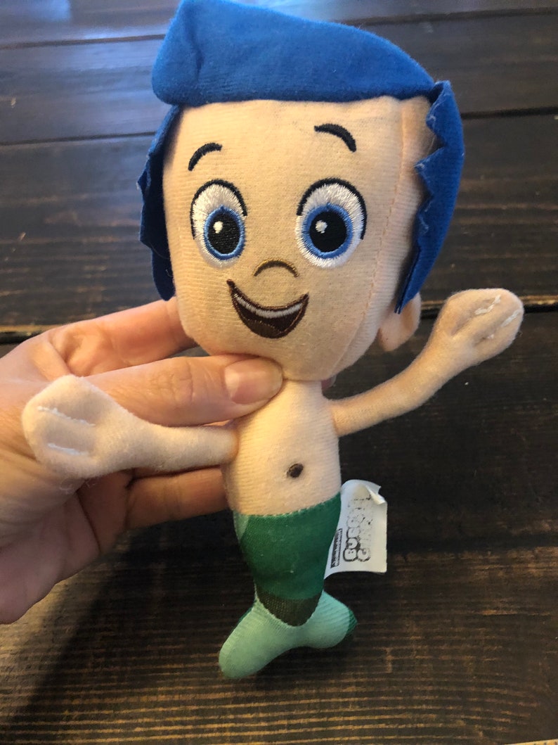 Nickelodeon Bubble Guppies Gil Push Stuffed Animal - Etsy