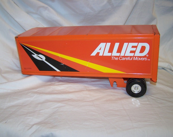Vintage 1980's ERTL Allied Moving Truck Trailer AVL 81652 - Etsy