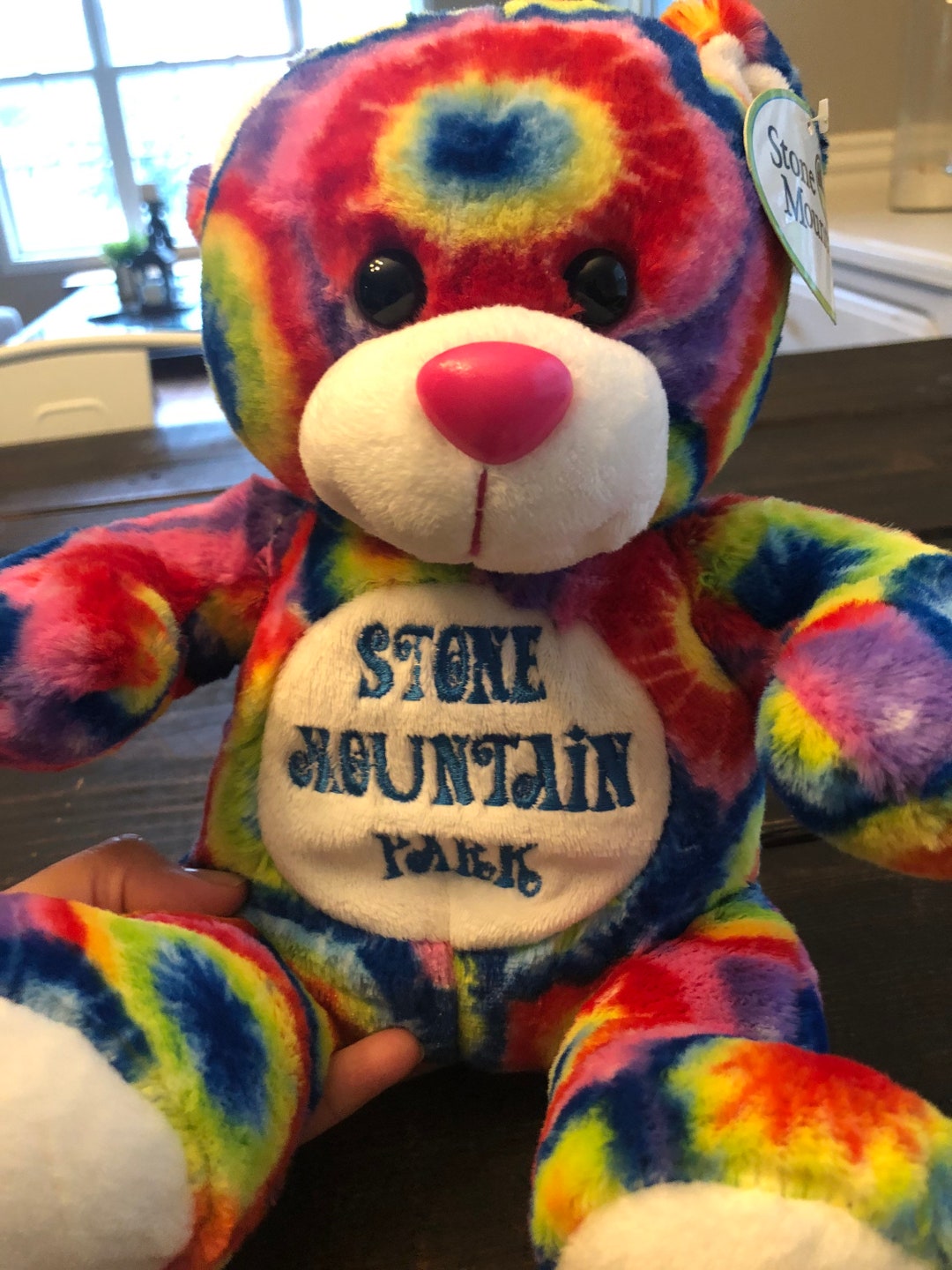 Tie-dye Stone Mountain Plush Teddy Bear Stuffed Animal - Etsy