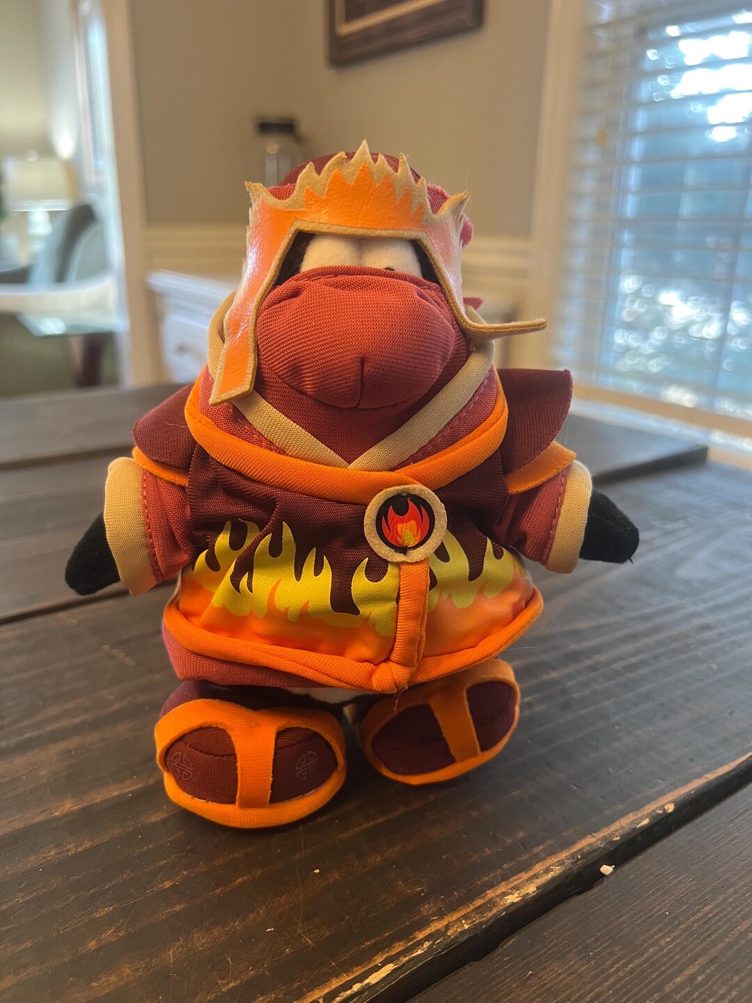 Vintage Rare Disney Club Penguin Fire Ninja Plush With Mask - Etsy