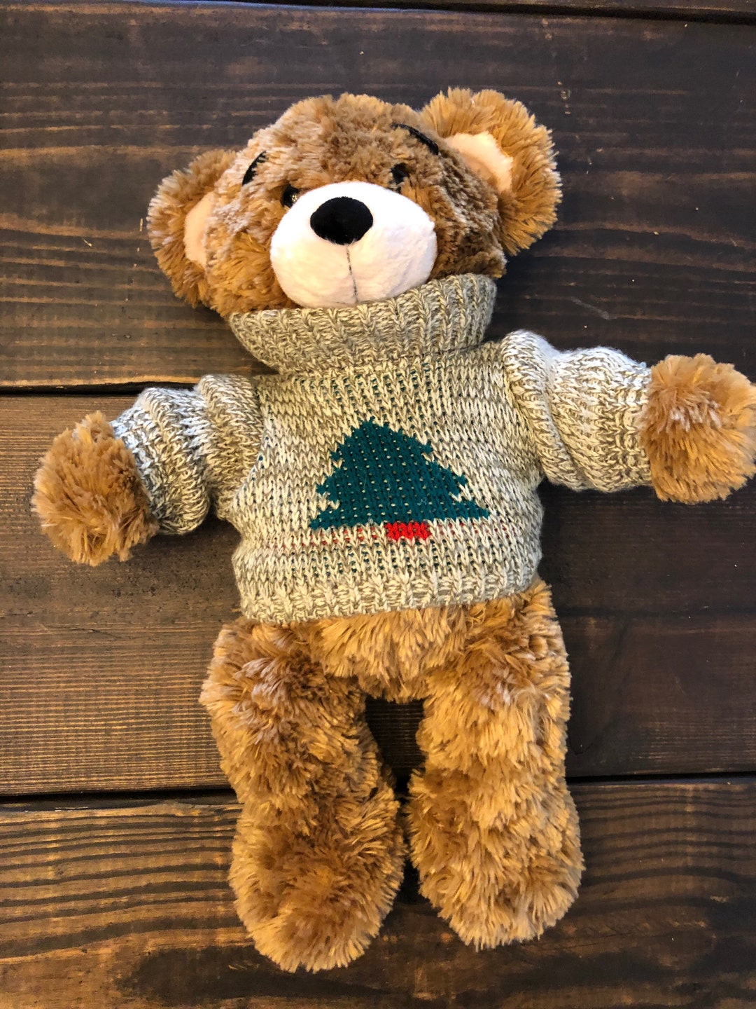 Build a Bear Plush Christmas Teddy Bear Stuffed Animal. - Etsy