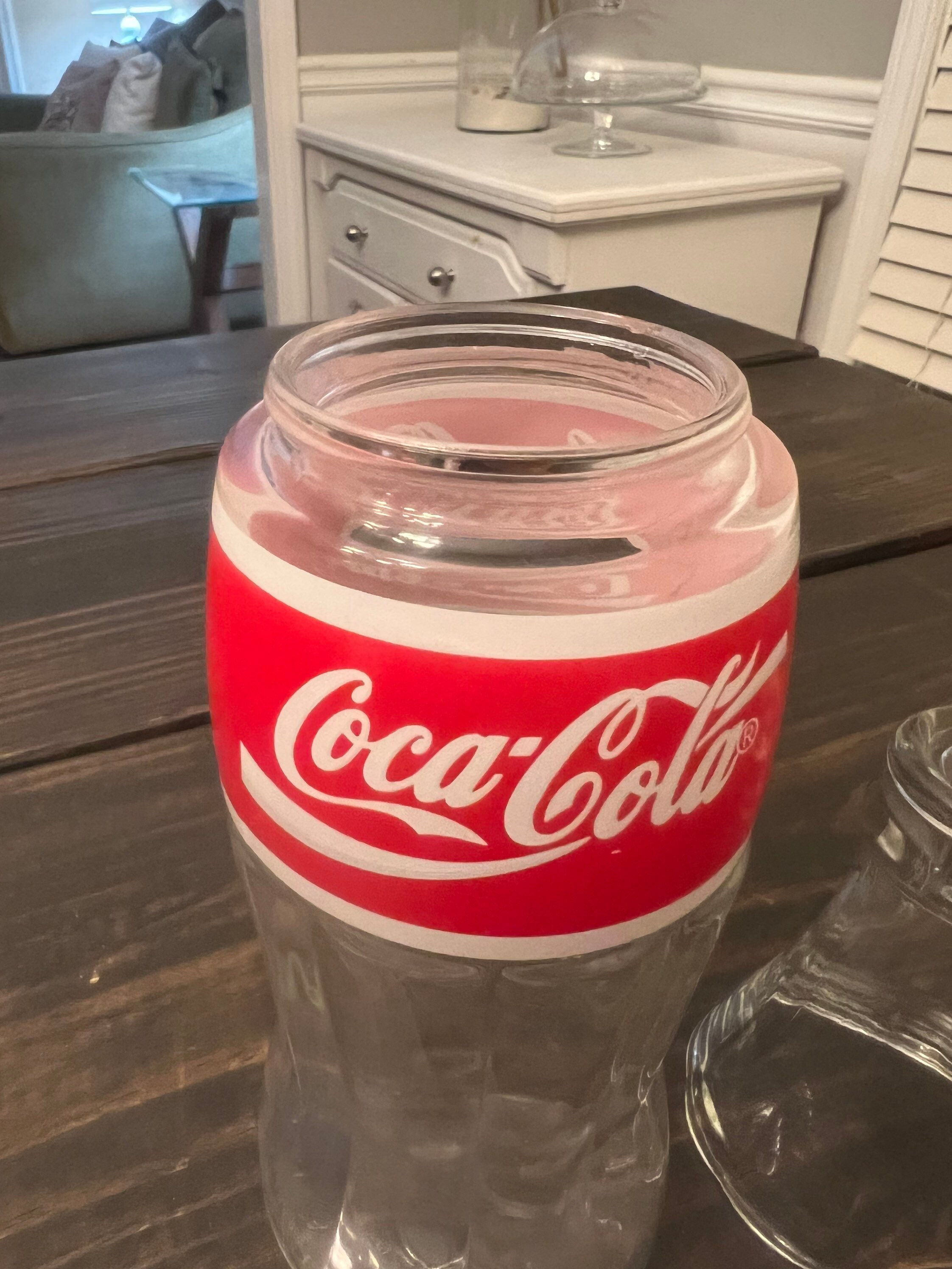 Vintage Coke Coca Cola Glass Bottle Jar | Etsy