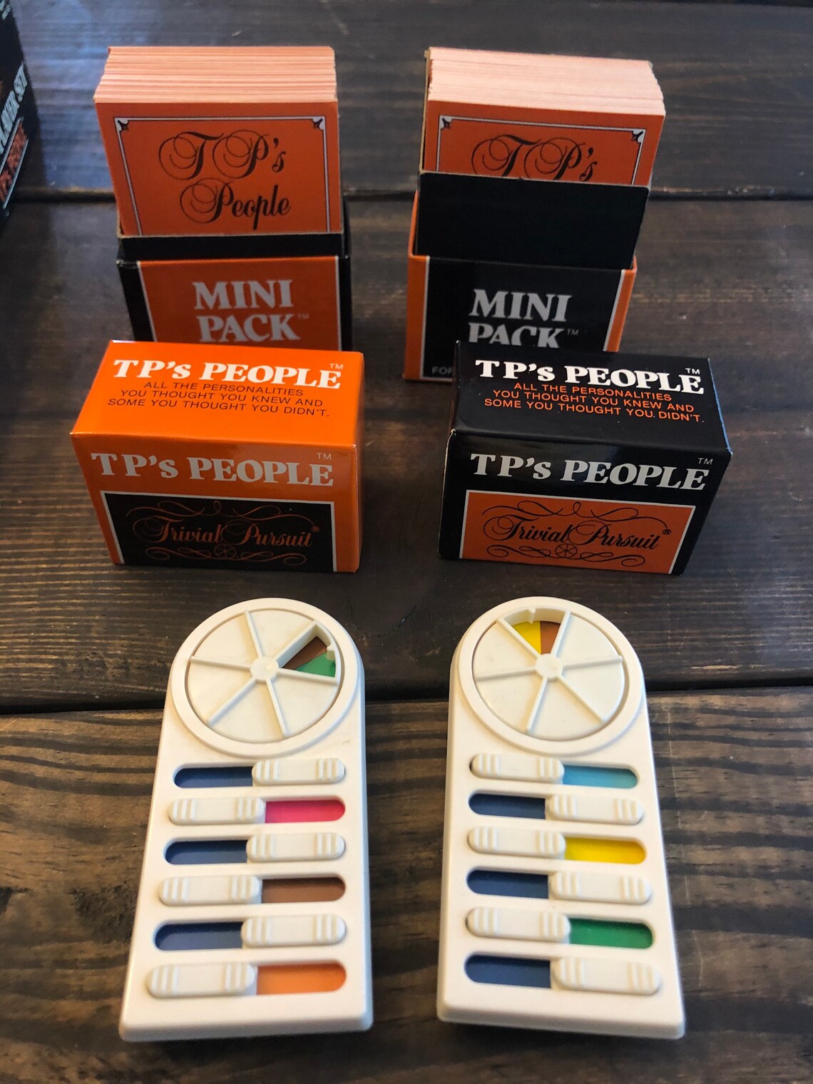 Vintage Trivial Pursuit Pocket Player Set TPs People. The new | Etsy