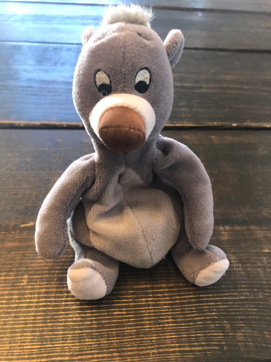 The Jungle Book Baloo Bear Disney Store Bean Bag Plush - Etsy
