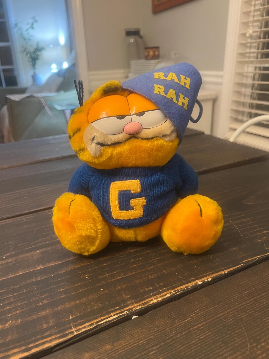 Vtg Vintage Dakin 1981 Garfield Cheerleading Back to School Plush Cheer ...