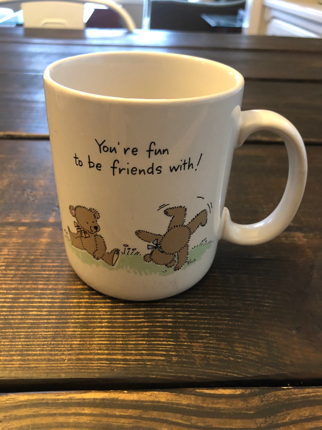 Vintage Hallmark Coffee Mug It’s Fun to be Friends with You - Etsy ...