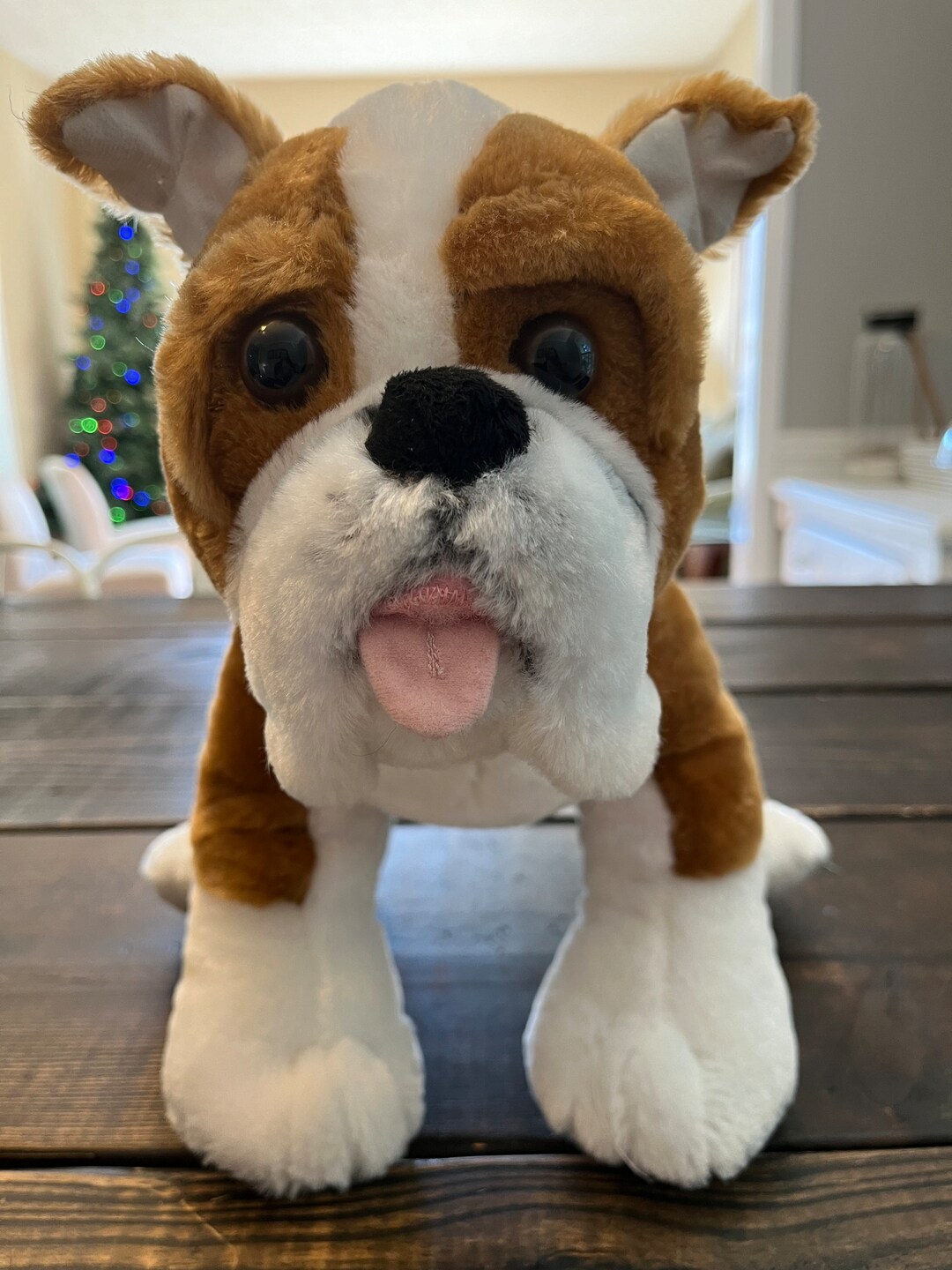 Build A Bear Boxer Bulldog 14 Plush Brown & White Stuffed Animal BAB - Etsy