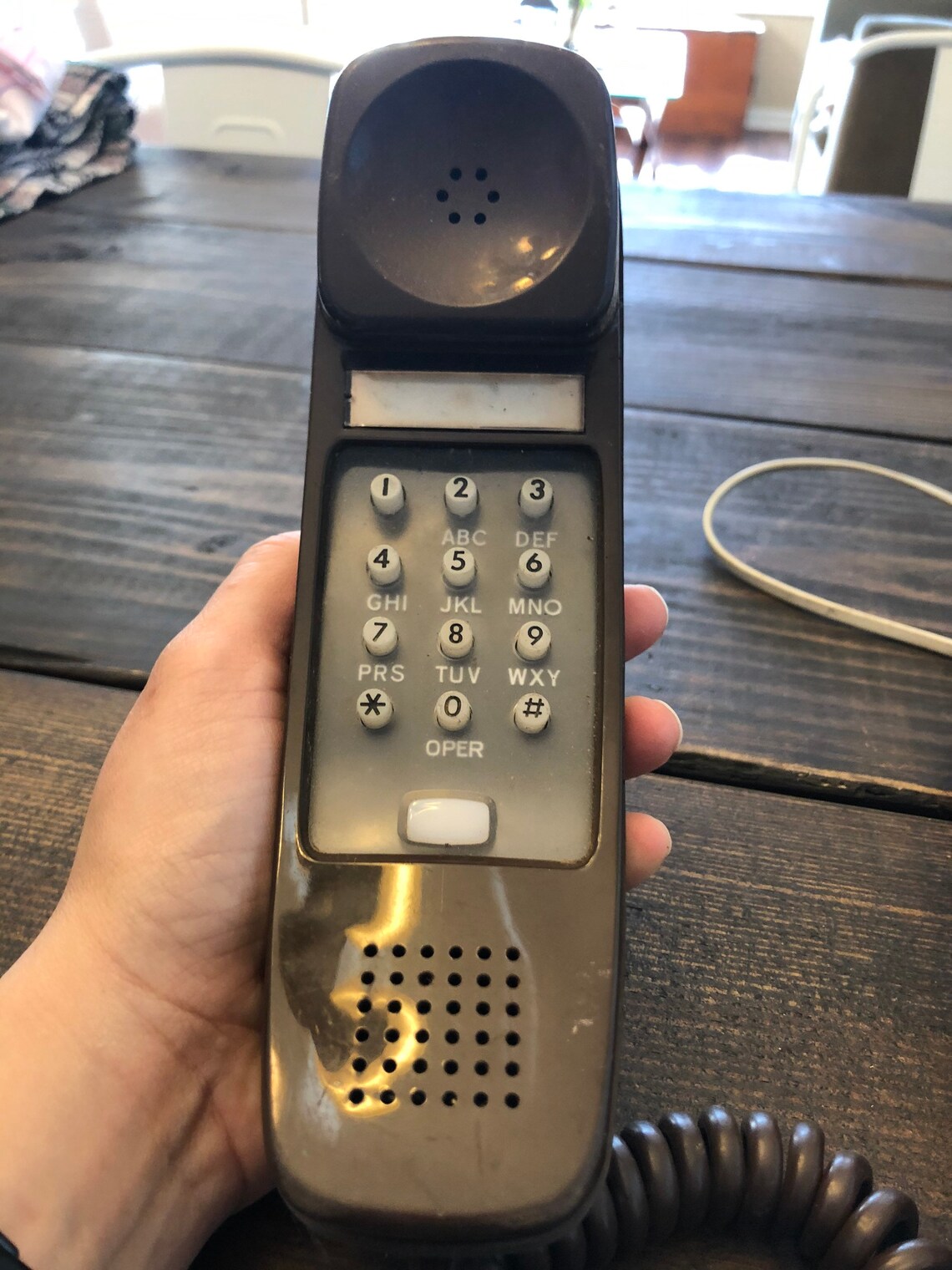Vintage Brown ITT Telephone Automatic Electric - Etsy