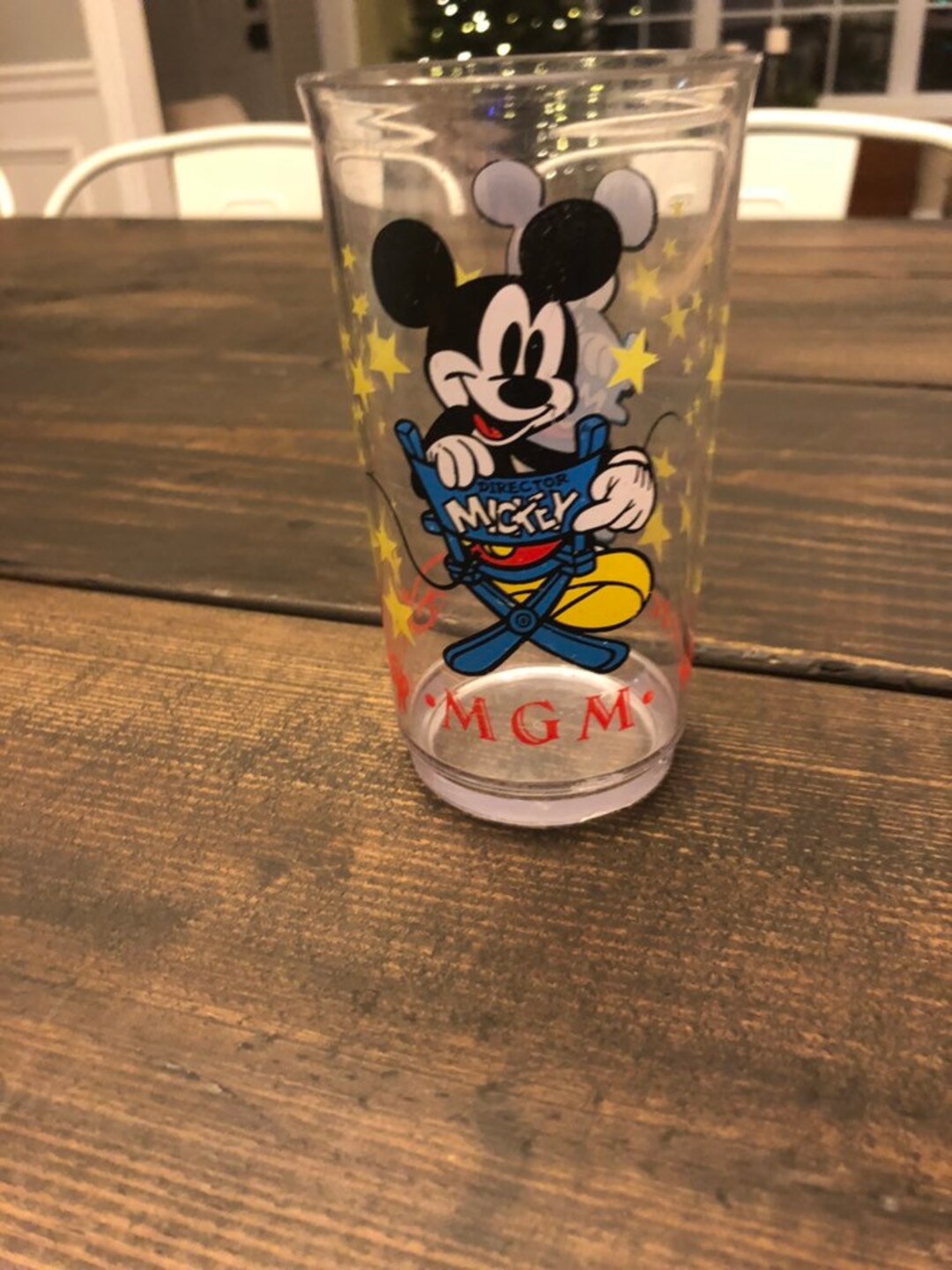 Vintage 1987 Director Mickey Mouse Disney MGM Studios Plastic Cup - Etsy