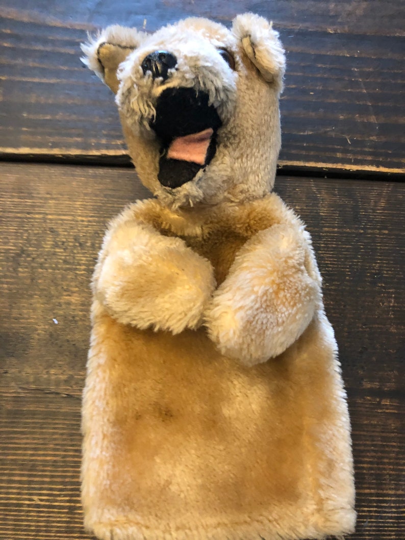 Vintage 1975 Dakin German Shepherd Puppy Dog Plush Hand Puppet - Etsy