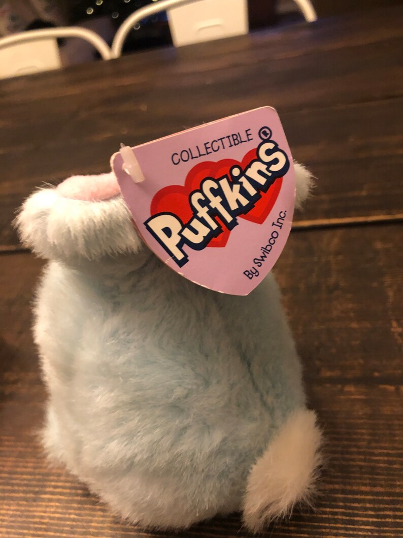 Limited Edition Vintage Puffkins Plush Buddy Easter Bunny Stuffed ...