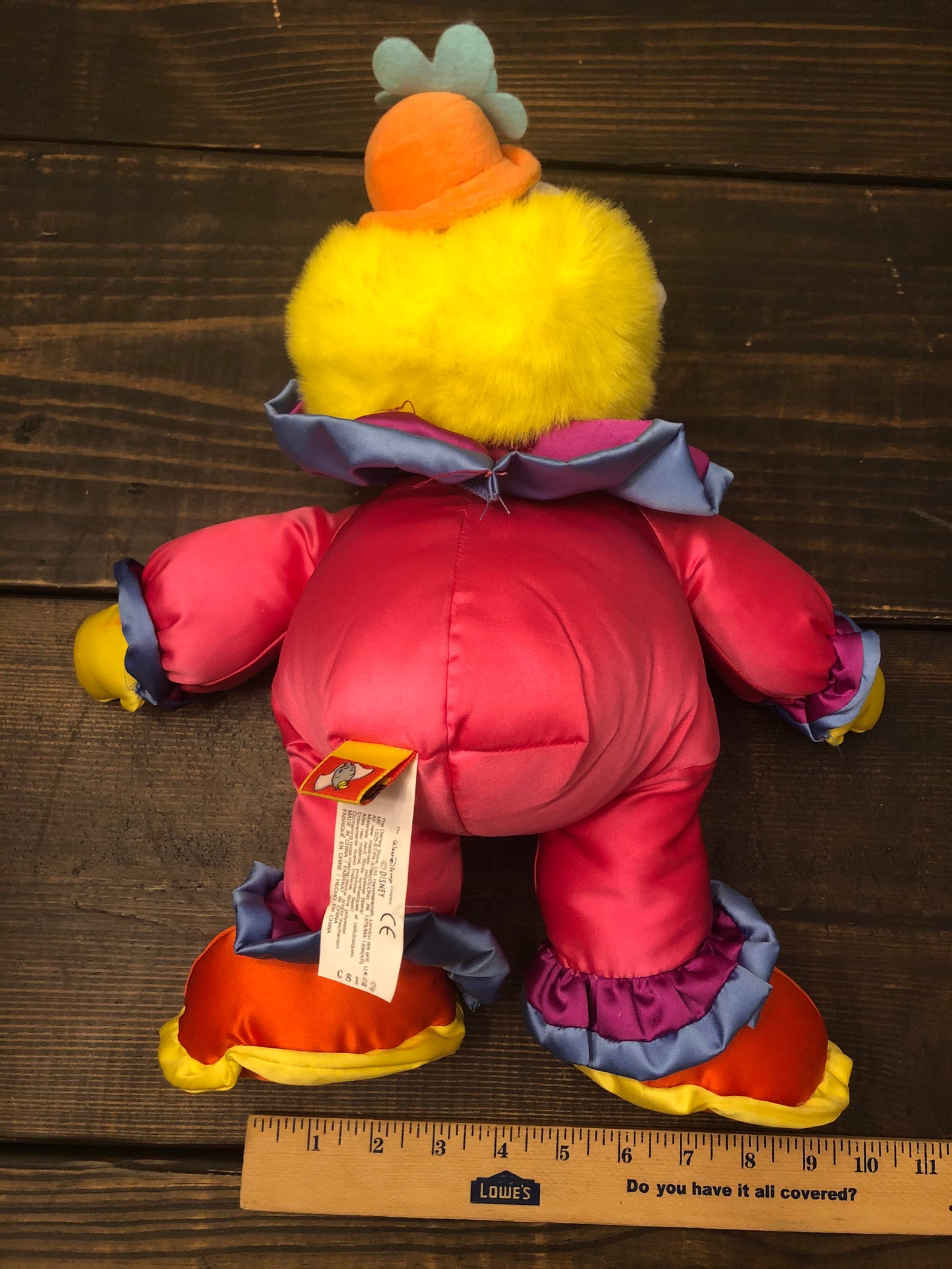 Disney Store London Dumbo Plush Clown Stuffed Toy - Etsy