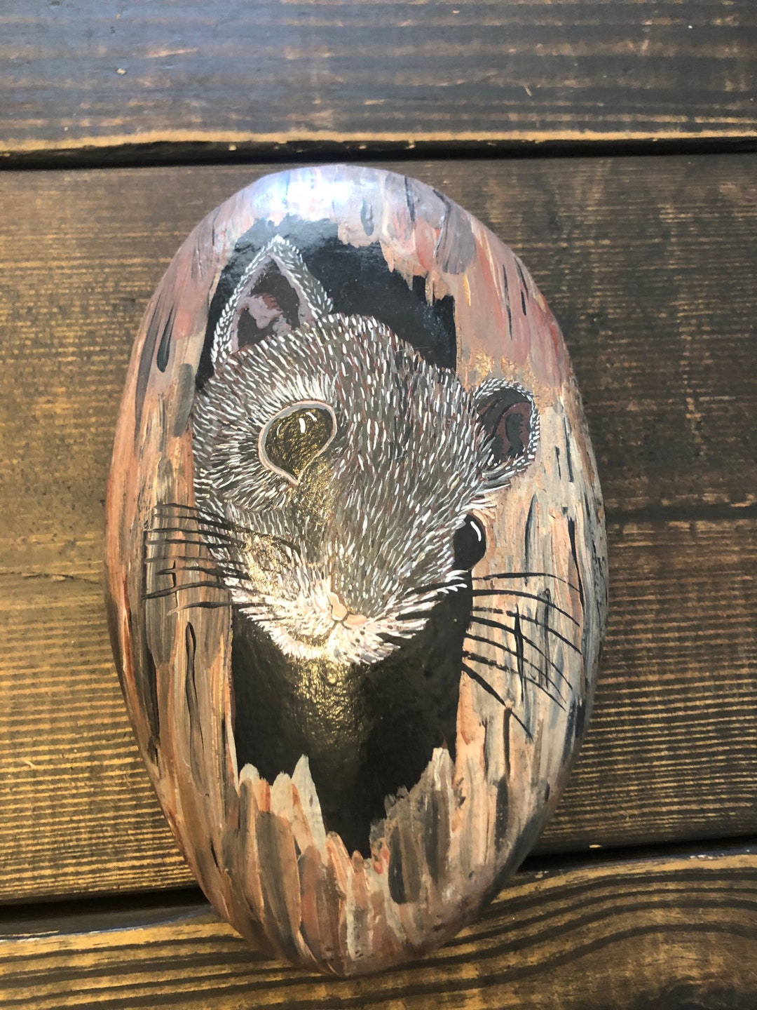 Adorable Hand Painted Mouse Painted Rock - Etsy