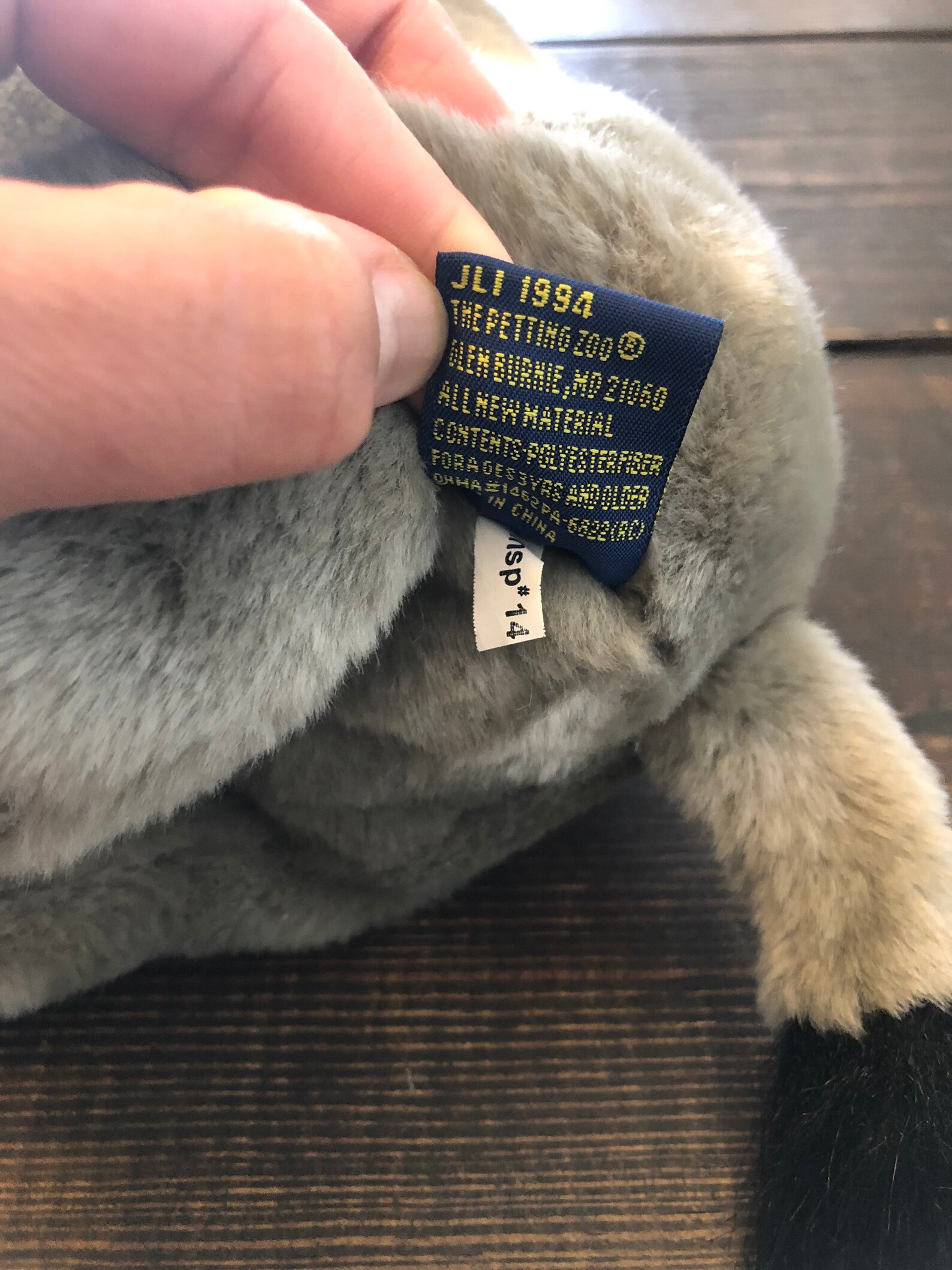 Vintage JLI Petting Zoo 1994 Elephant Plush Stuffed Animal | Etsy