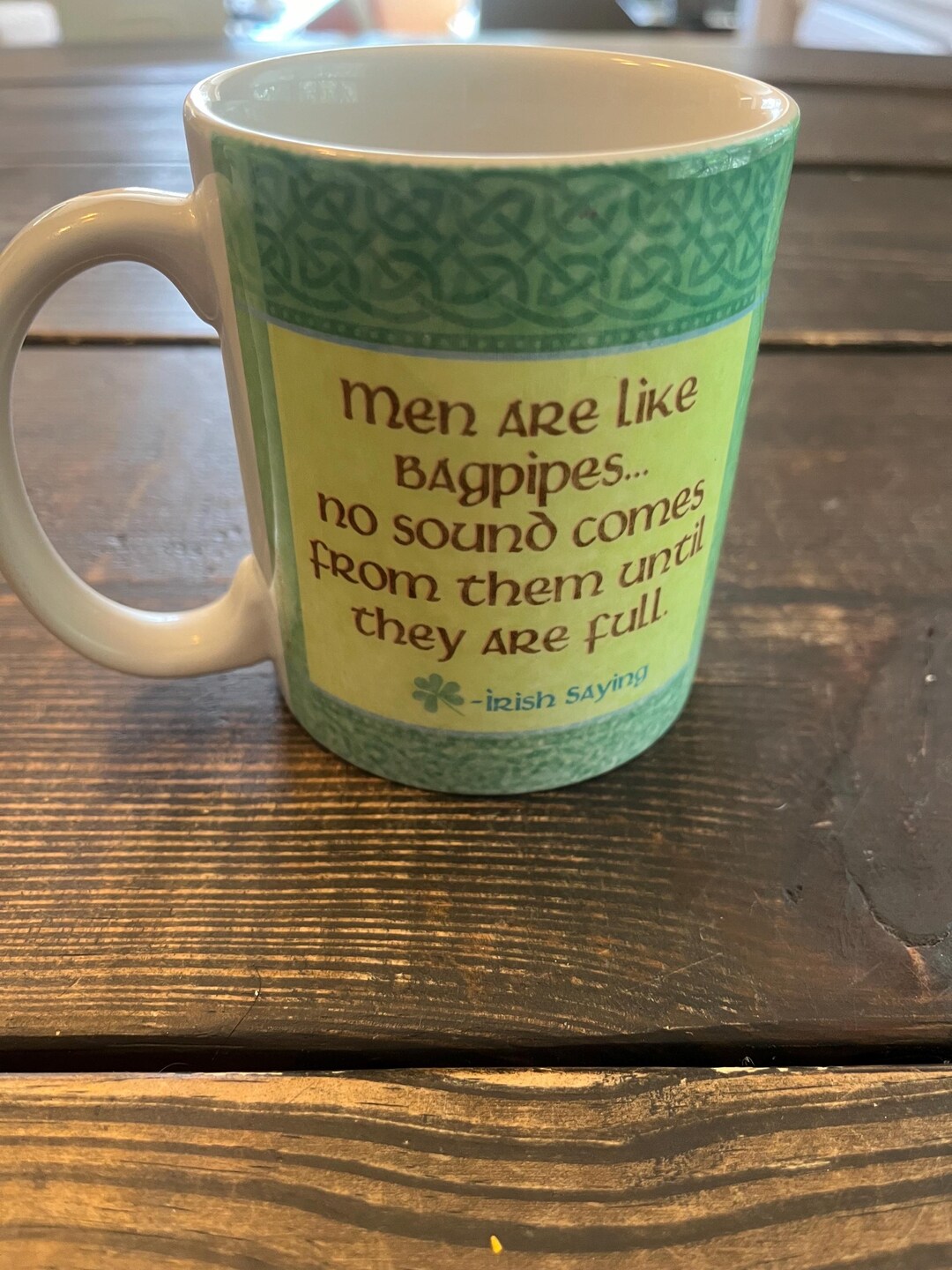 Vintage Russ Berrie Coffee Mug Irish Men Are Like Bagpipes - Etsy