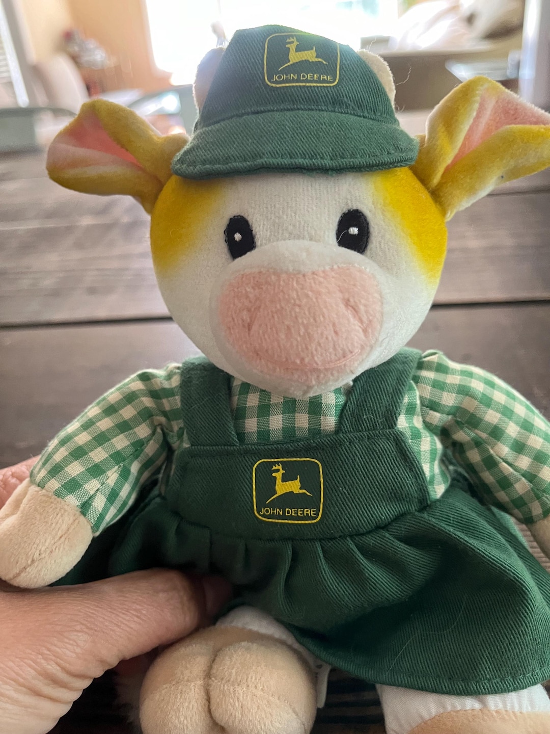 Vintage Enesco Mary Moo Moo Cow John Deere Plush Stuffed Animal Toy - Etsy