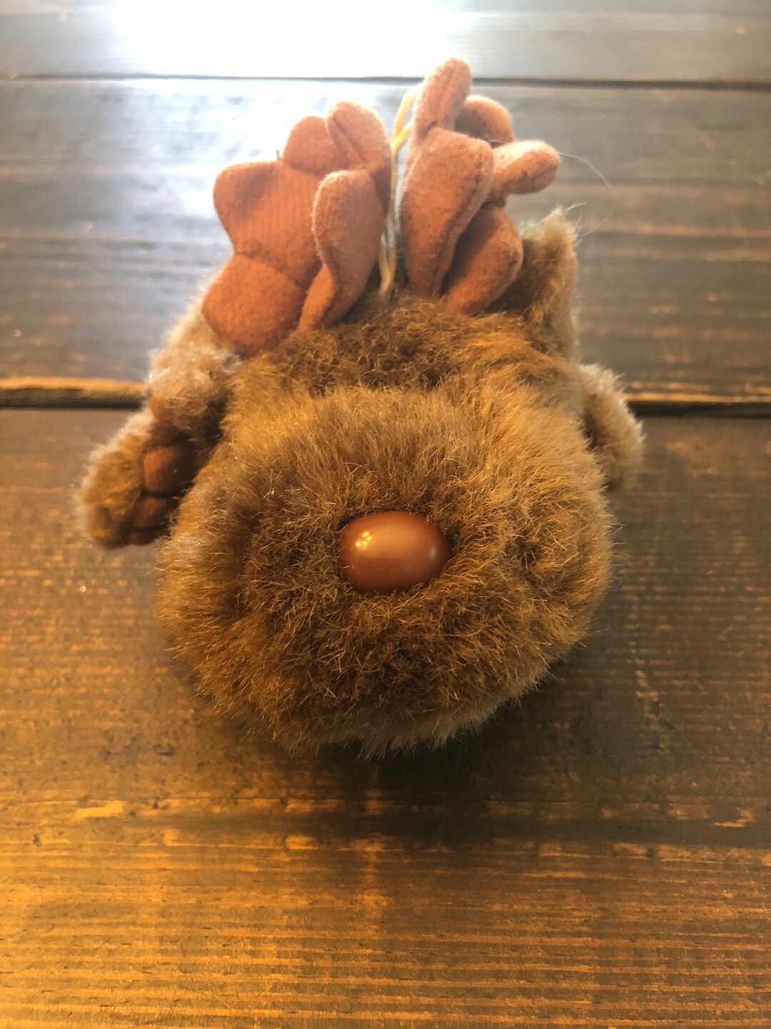 Vintage 1997 Swibco Puffkins Gus Brown Moose Plush Toy Stuffed Animal ...