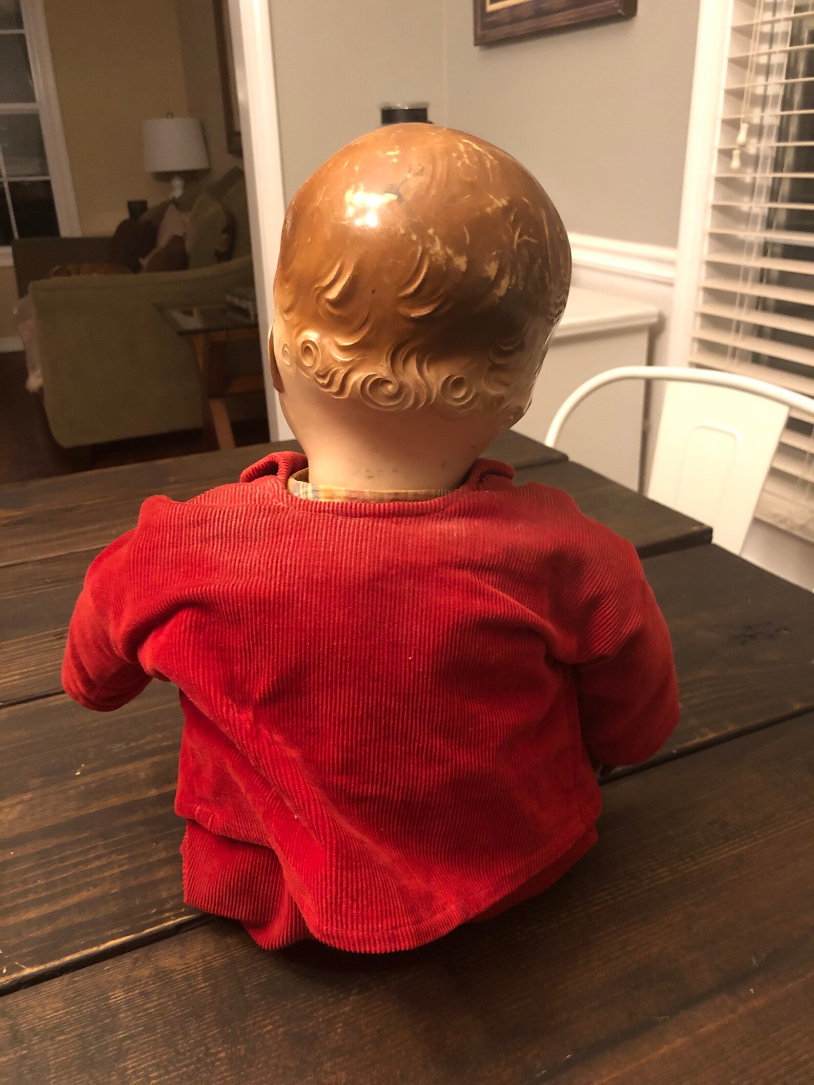 Vintage Antique Plaster Boy Baby Doll 20 | Etsy