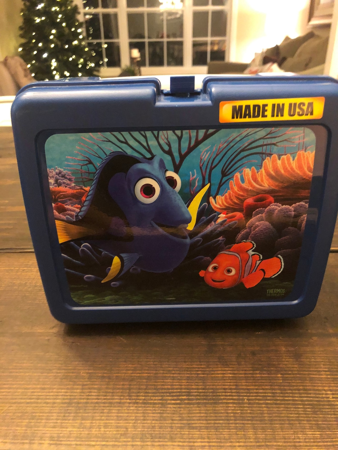 Disney Finding Nemo Dori Thermos Hard Blue Lunch Box Made in USA - Etsy