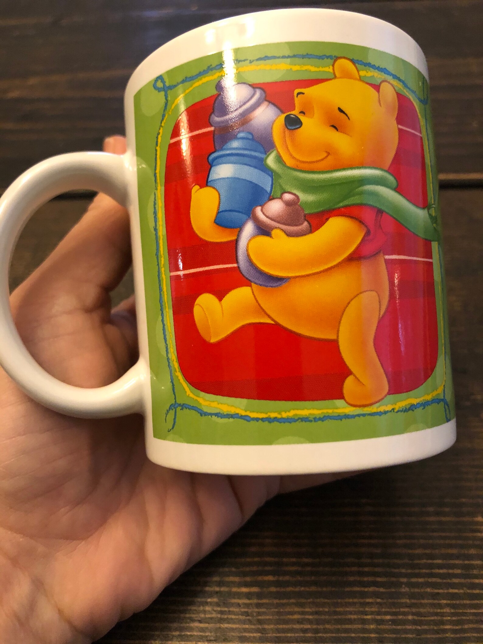 Disney Winnie the Pooh Mug With Tigger and Piglet Christmas Themed - Etsy