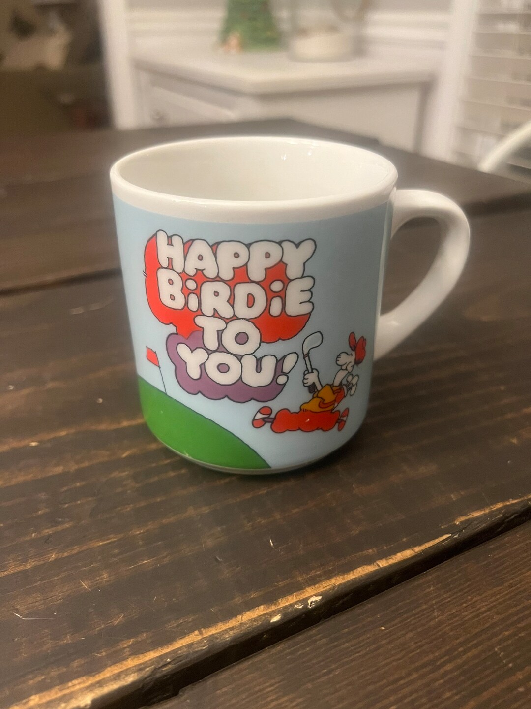 Vintage 1988 Happy Birdie to You Golf Coffee Mug by Ernie Thomson ...