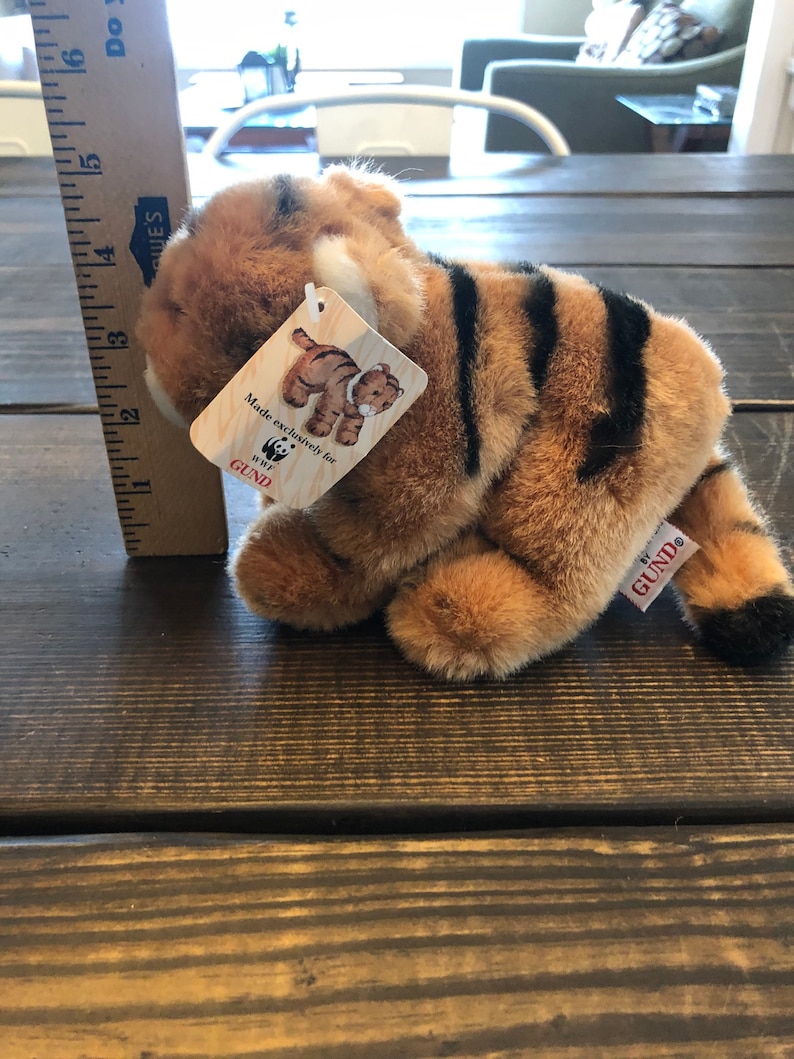 Gund World Wildlife Fund WWF Plush Tiger Stuffed Animal | Etsy