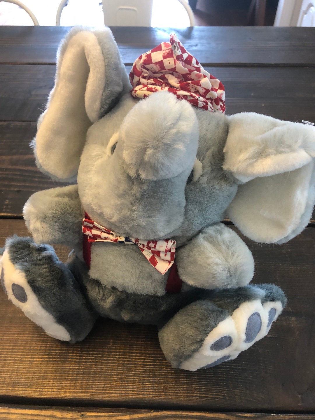 Vintage Dandee Plush Elephant Stuffed Animal - Etsy