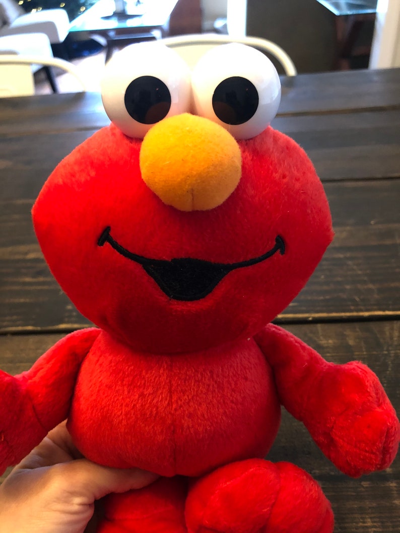 Fisher Price Mattel Sesame Street Elmo Plush Stuffed Animal. - Etsy
