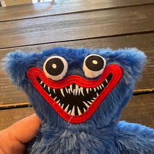Blue Monster Plush 15" With Teeth - Etsy