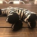 Russ Zena Zebra Beanie Plush Stuffed Animal Soft Toy Black & White - Etsy