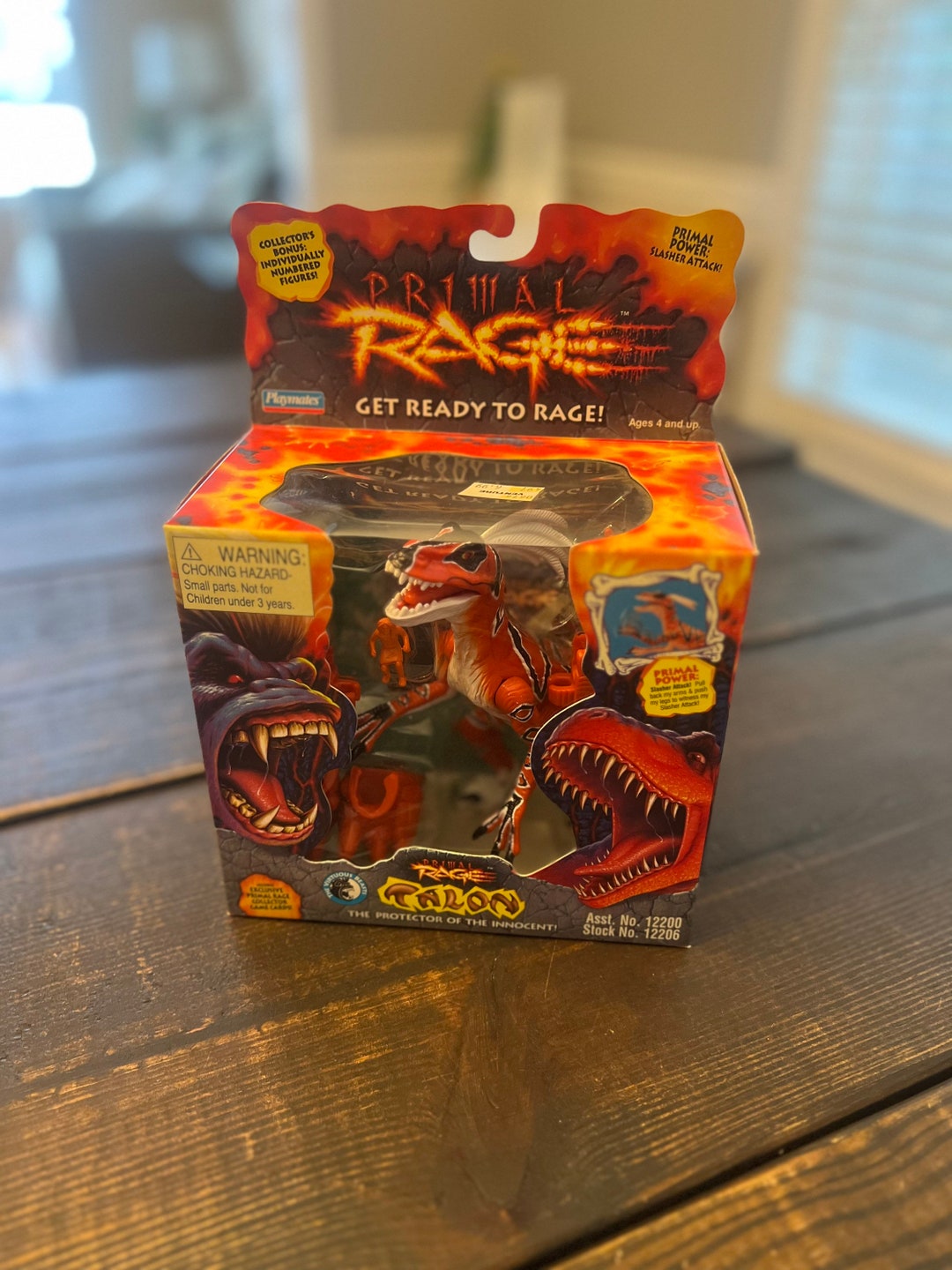 Vintage Rare 1994 Primal Rage Talon Playmates Action Figure Factory ...