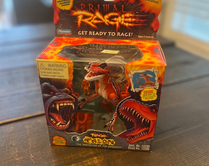 Vintage Rare 1994 Primal Rage Talon Playmates Action Figure Factory ...