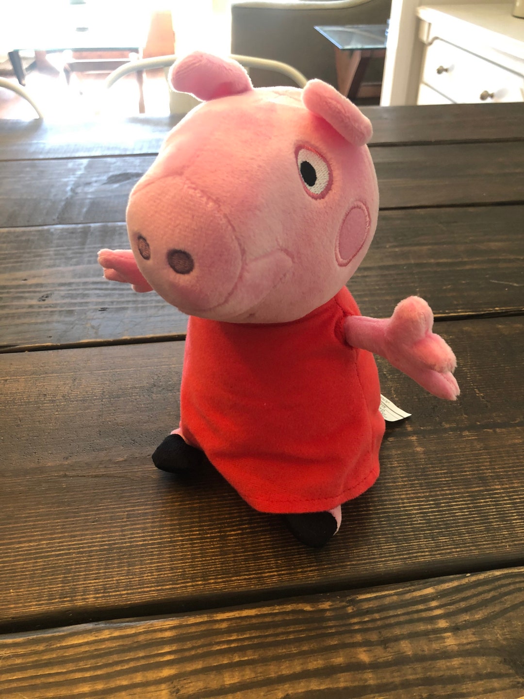 Nickelodeon Peppa Pig Pink Plush Stuffed Animal - Etsy