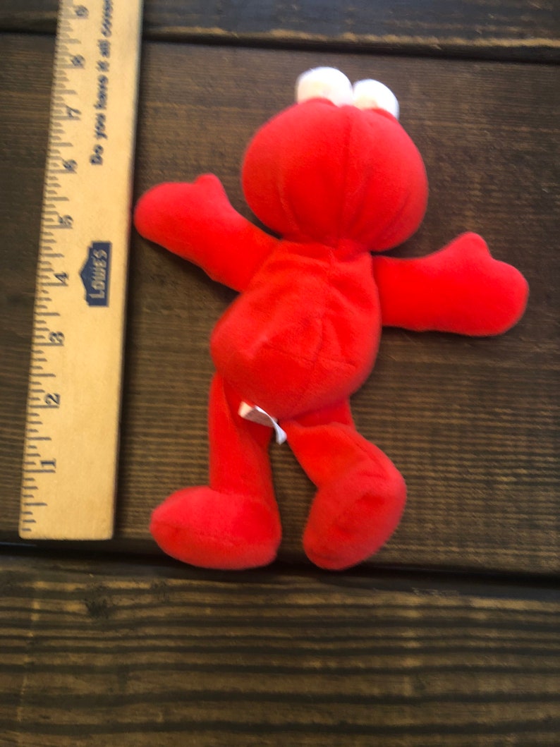 Vintage 1997 Tyco Jim Henson Sesame Street Elmo Bean Bag Plush | Etsy