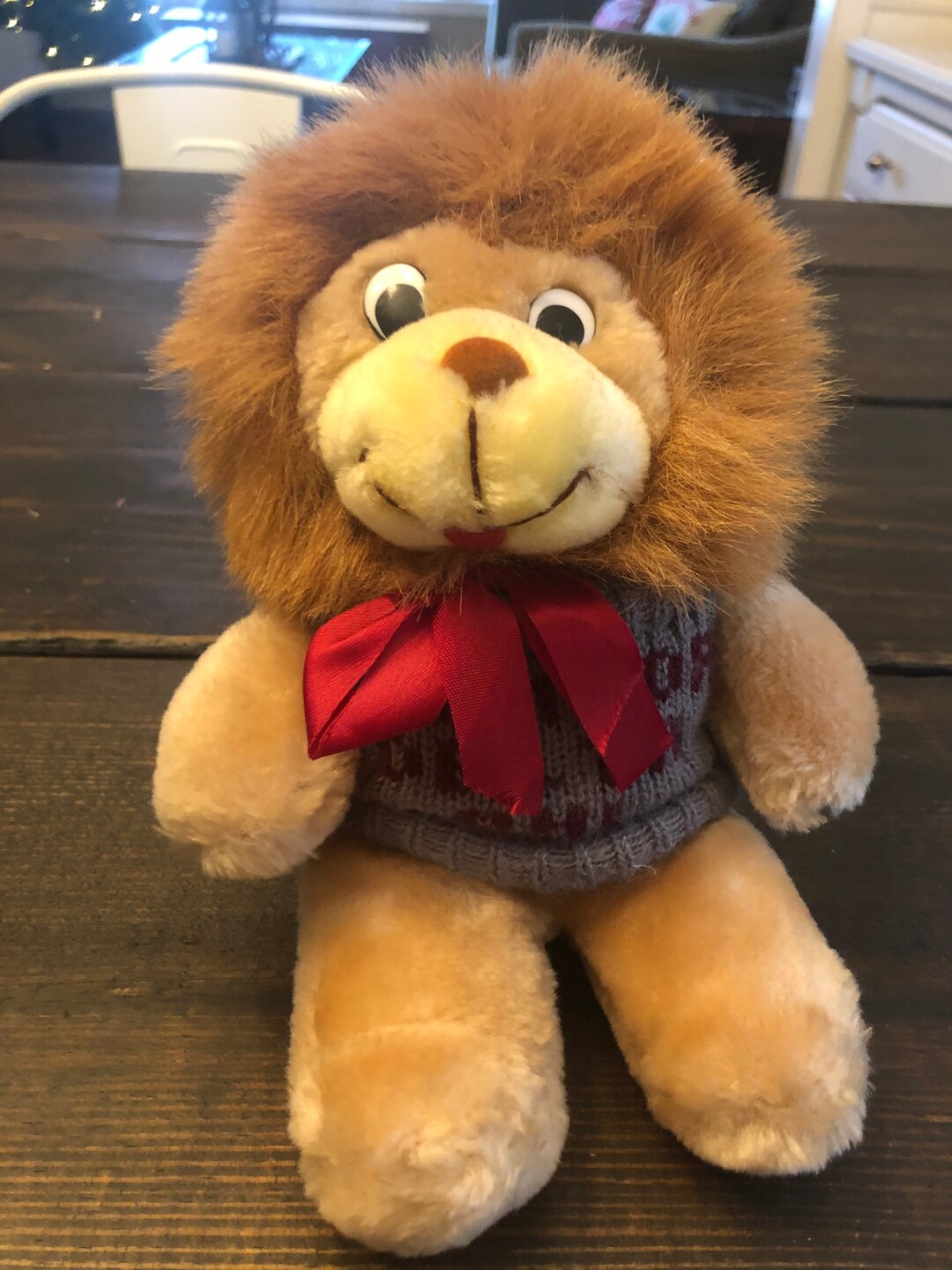 Vintage Educated Lion With Sweater Lambda Delta Phi With Tags - Etsy