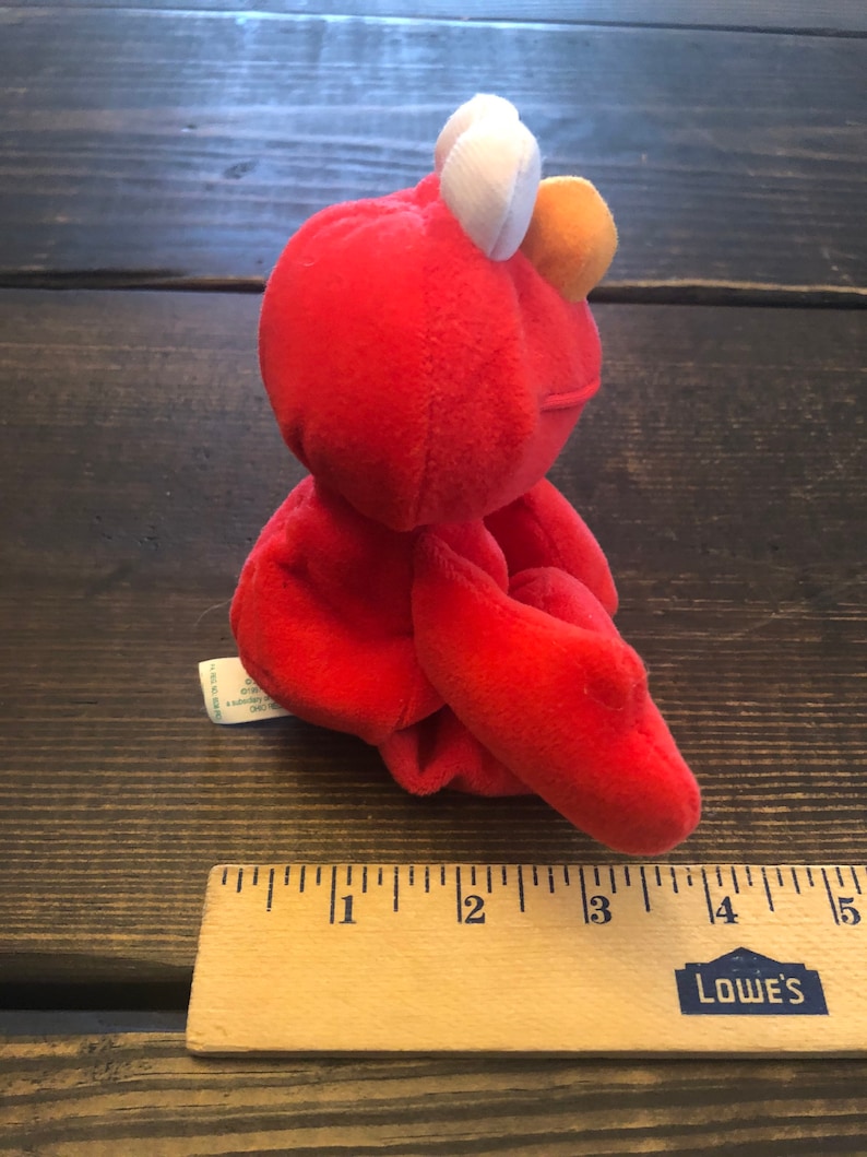 Vintage 1997 Tyco Jim Henson Sesame Street Elmo Bean Bag Plush | Etsy
