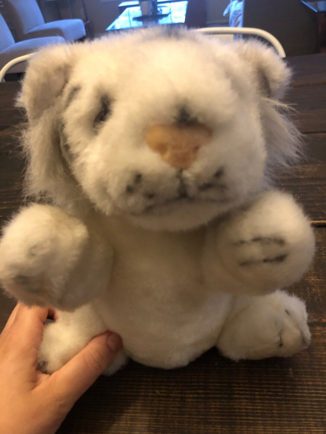 Vintage 1980’s Fine Toy Co Plush Stuffed White Tiger Cub Seoul Korea - Etsy