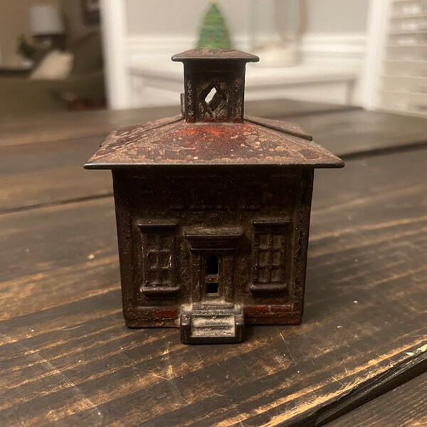 Cast Iron Still Bank Building - Etsy