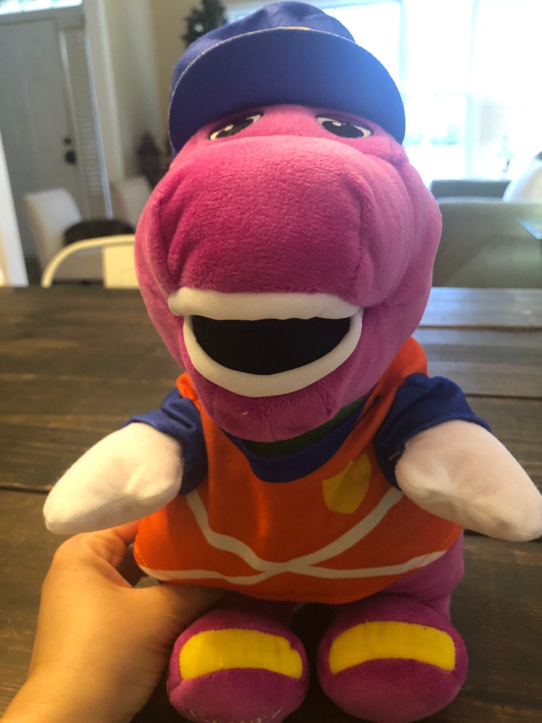 Barney Dinosaur Pink Police Officer Barney Plush Stuffed Animal - Etsy