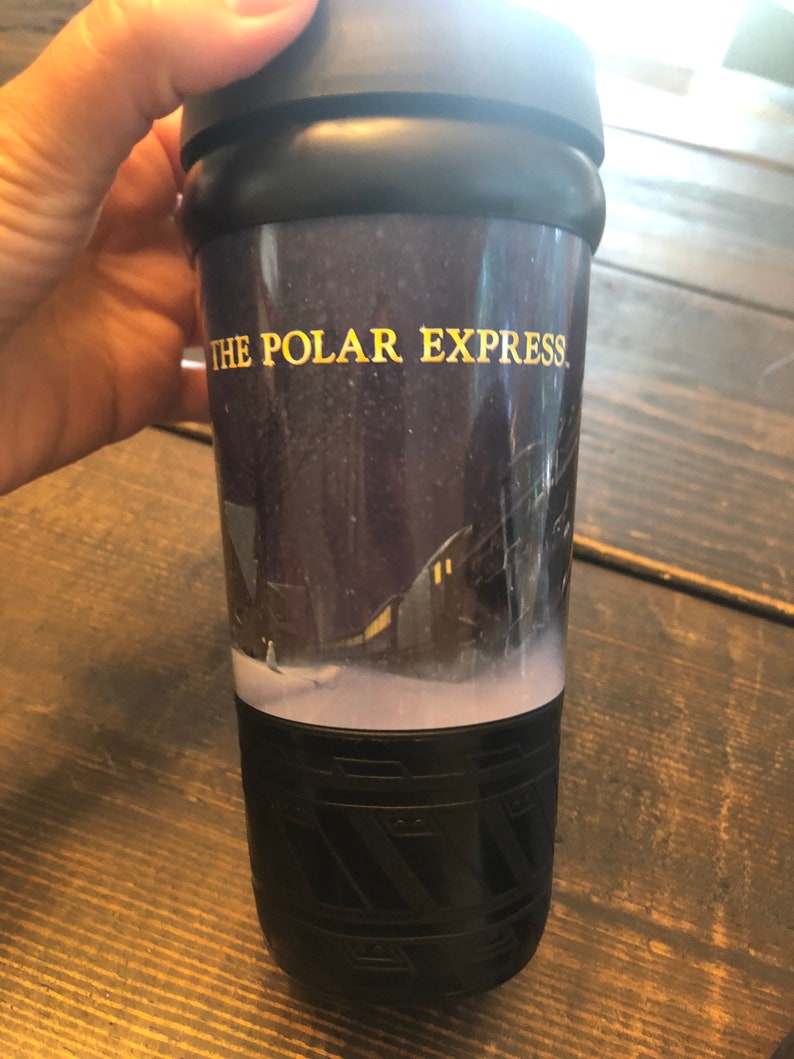 Polar Express Train Travel Cups Hot Cocoa. Plastic With Black. | Etsy