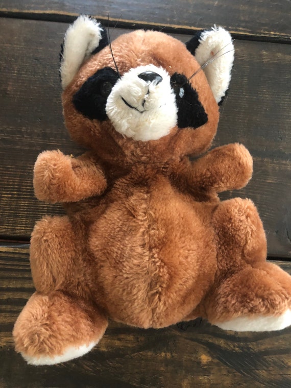 Vintage 1979 Rufus Raccoon Hand Puppet Russ Berrie Stuffed - Etsy