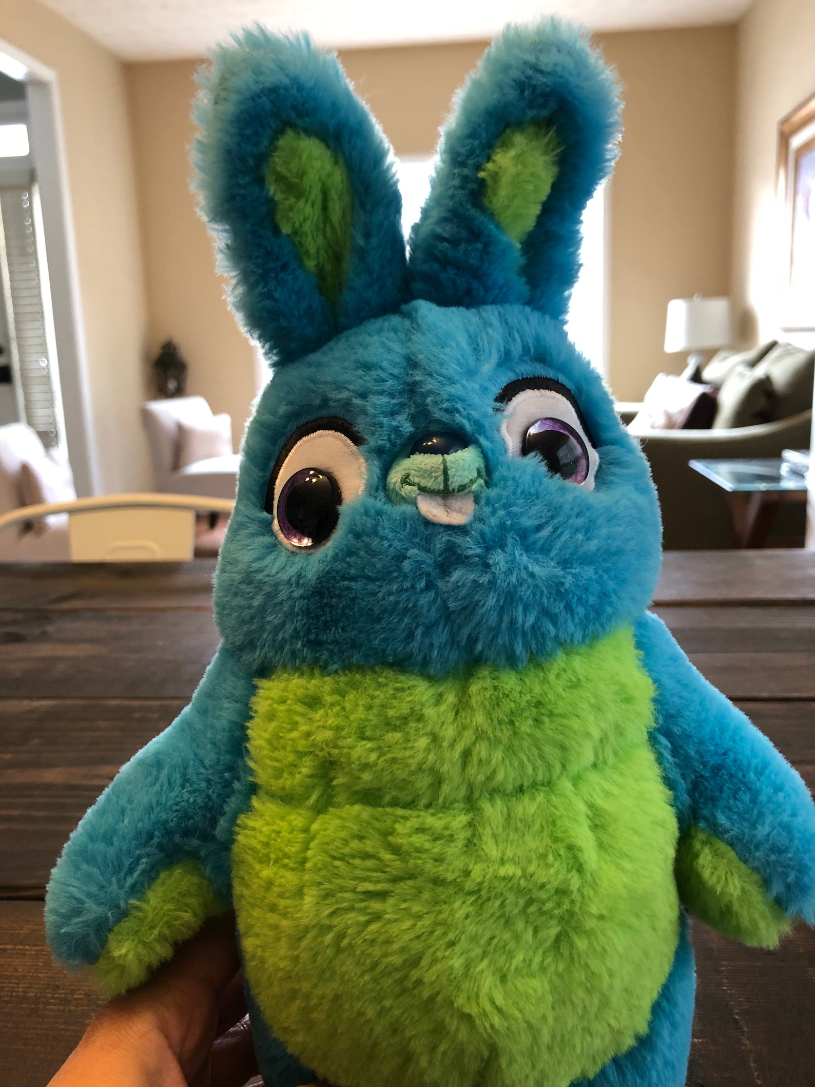 Disney Pixar Toy Story 4 Bunny Rabbit Stuffed Plush Green and - Etsy