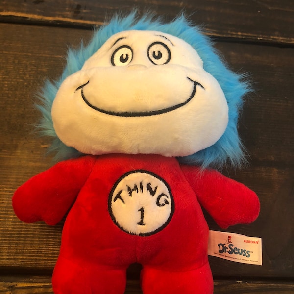 Thing 1 and 2 Face - Etsy