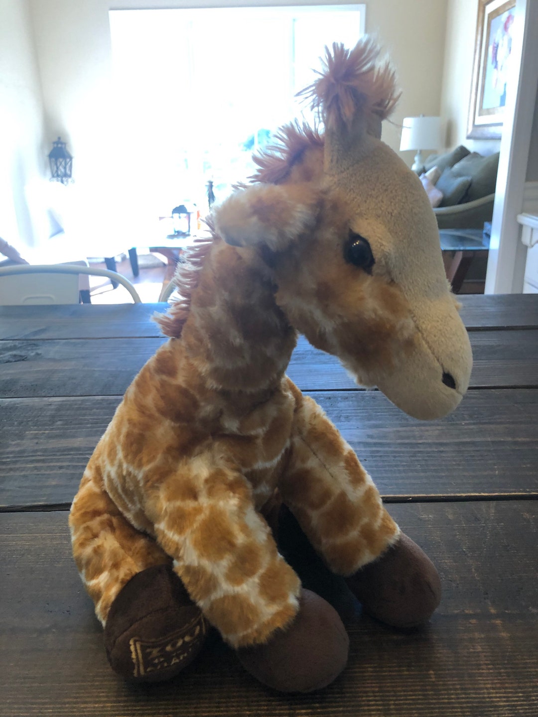 The Petting Zoo Atlanta Zoo Giraffe Plush Stuffed Animal Etsy UK