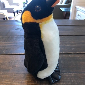 Seaworld Emporer Penguin Faux Leather Feet Plush Stuffed Animal Toy No ...